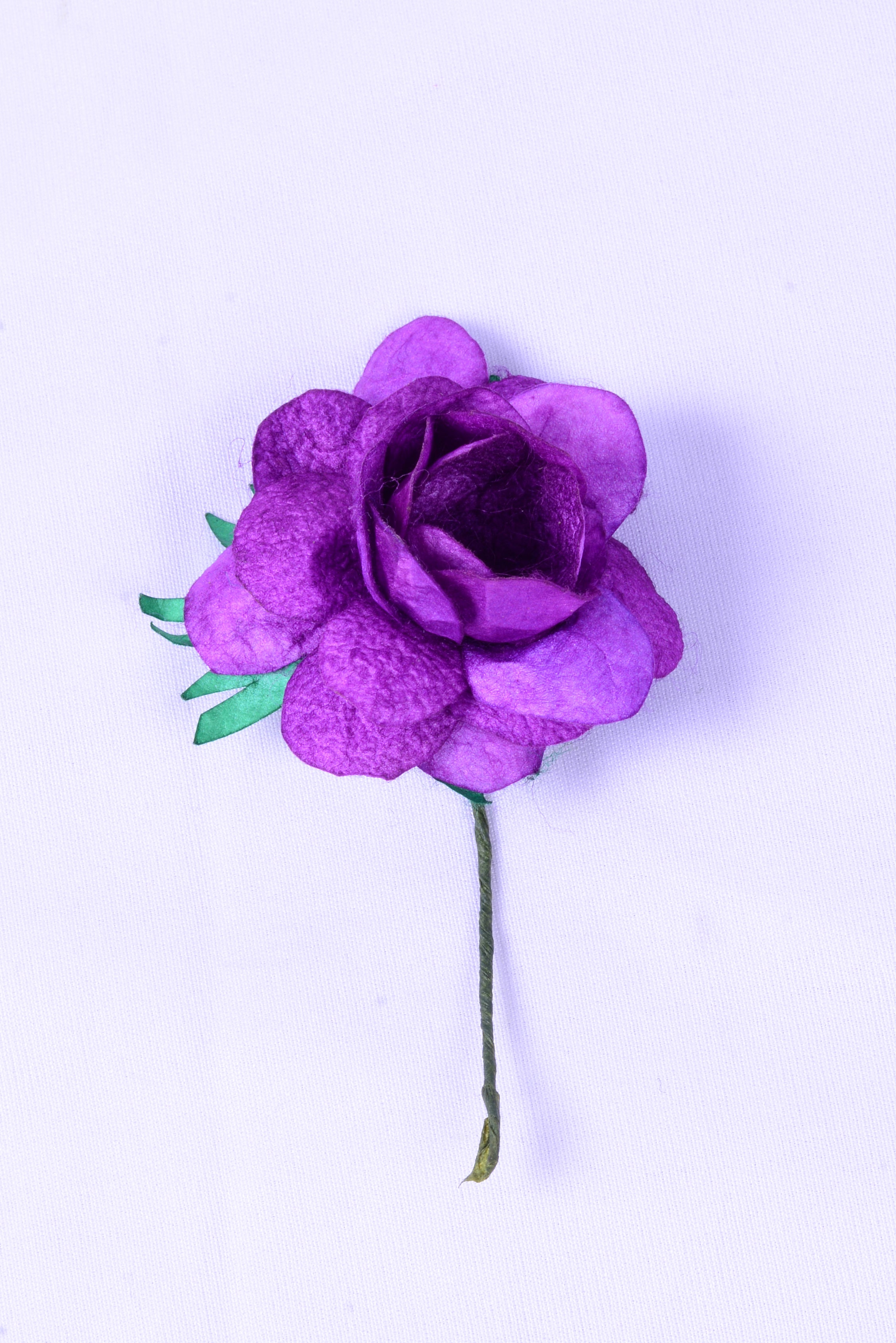 Purple Silk Cocoon Rose – Arthan Handmades